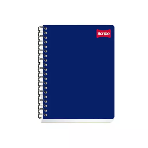 Cuaderno Profesional Scribe Espiral Doble Clásico Doble Raya 100 Hojas